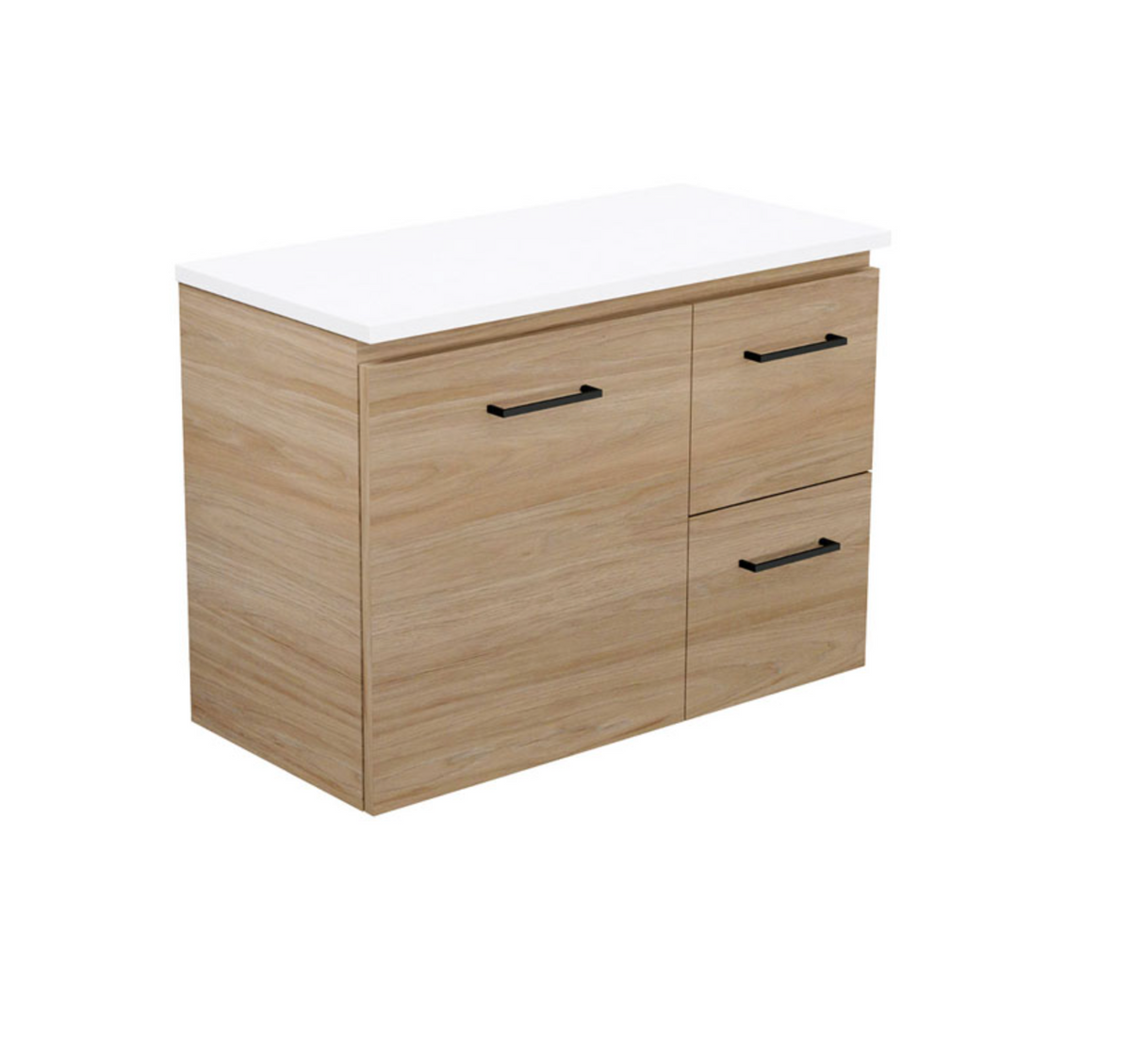 Fienza Carmen Ensuite Door/Drawer Vanity Wall Hung - Ceramic or Stone ...