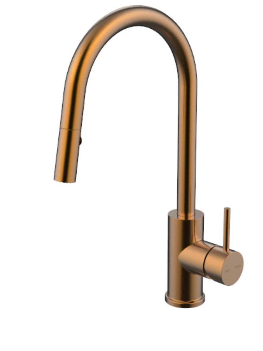 Millennium Cioso Pull Out Sink Mixer - Rosa — goodbathco