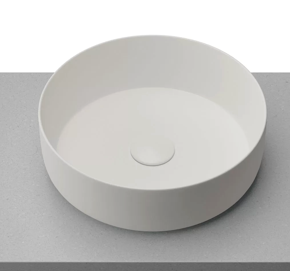Timberline Allure Round Basin - Matte White — goodbathco