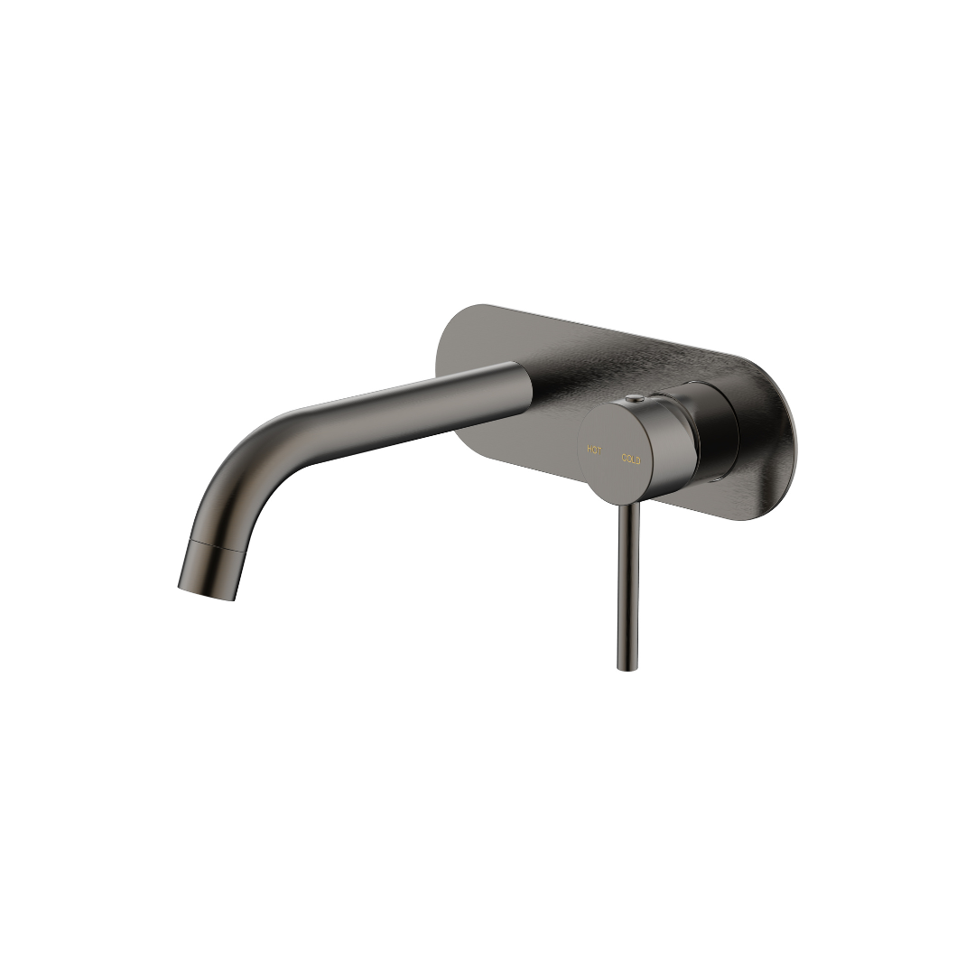 Cali Wall Basin/Bath Mixer Set - Gun Metal SALE — goodbathco