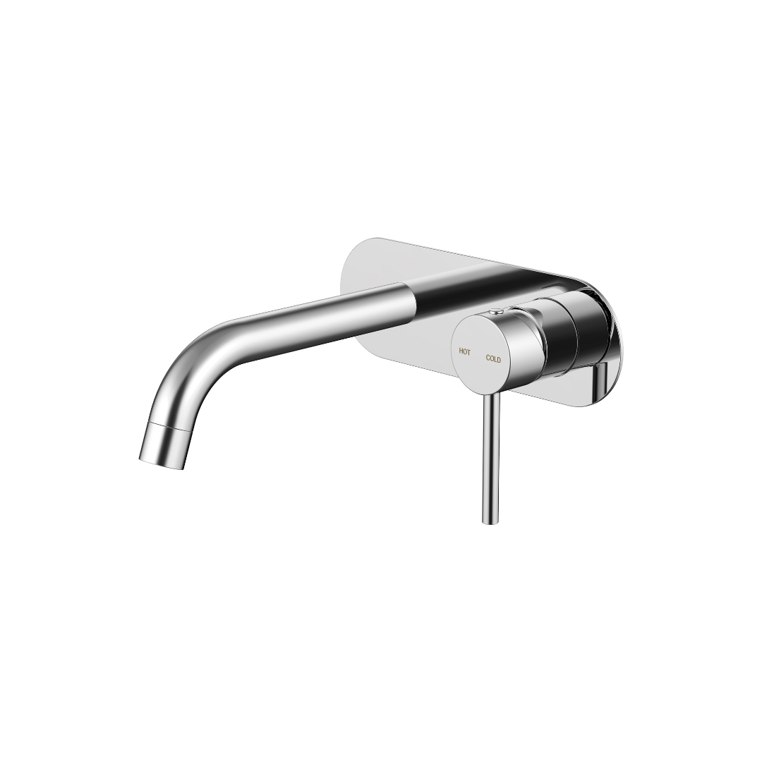 Cali Wall Basin/Bath Mixer Set - Chrome SALE — goodbathco
