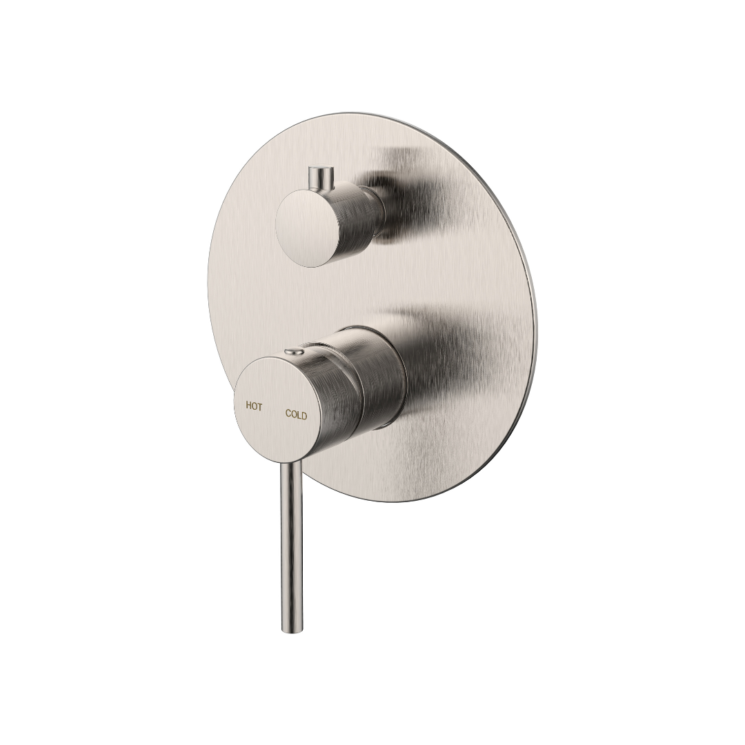 Cali Wall Diverter Mixer - Brushed Nickel SALE — goodbathco